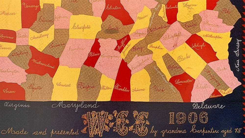 Grandma Carpenter Map Quilts