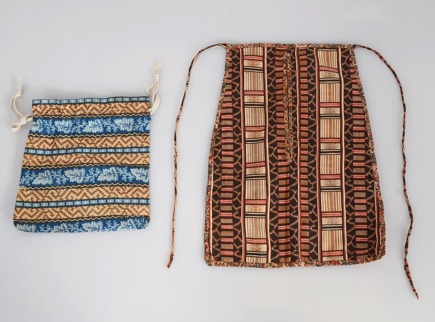 Waist Pocket and Sewing Bag | Circa 1830 | New England