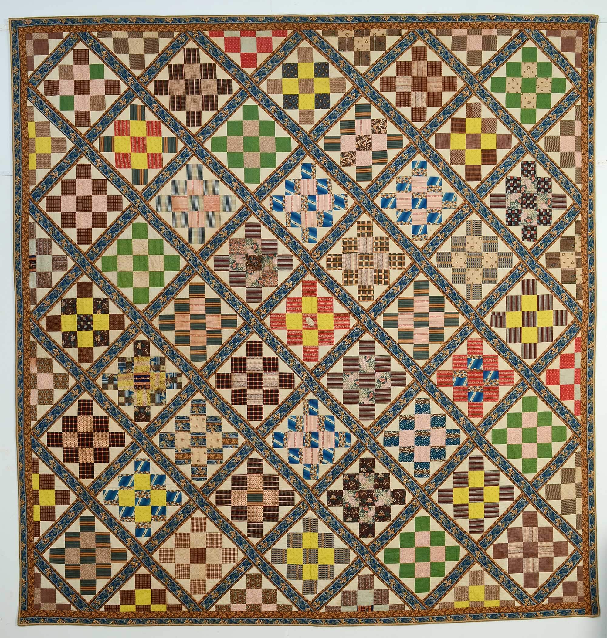 Album Patch / Chimney Sweep Quilt | Circa 1850 | Yardley, PA
