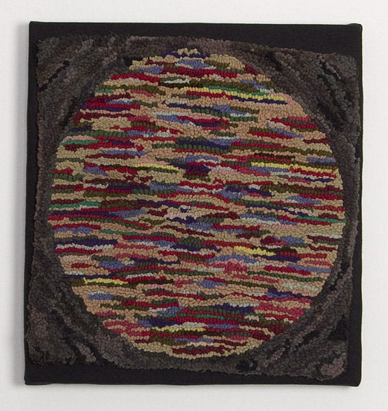 Circle Hooked Rug: Circa 1930; Pennsylvania