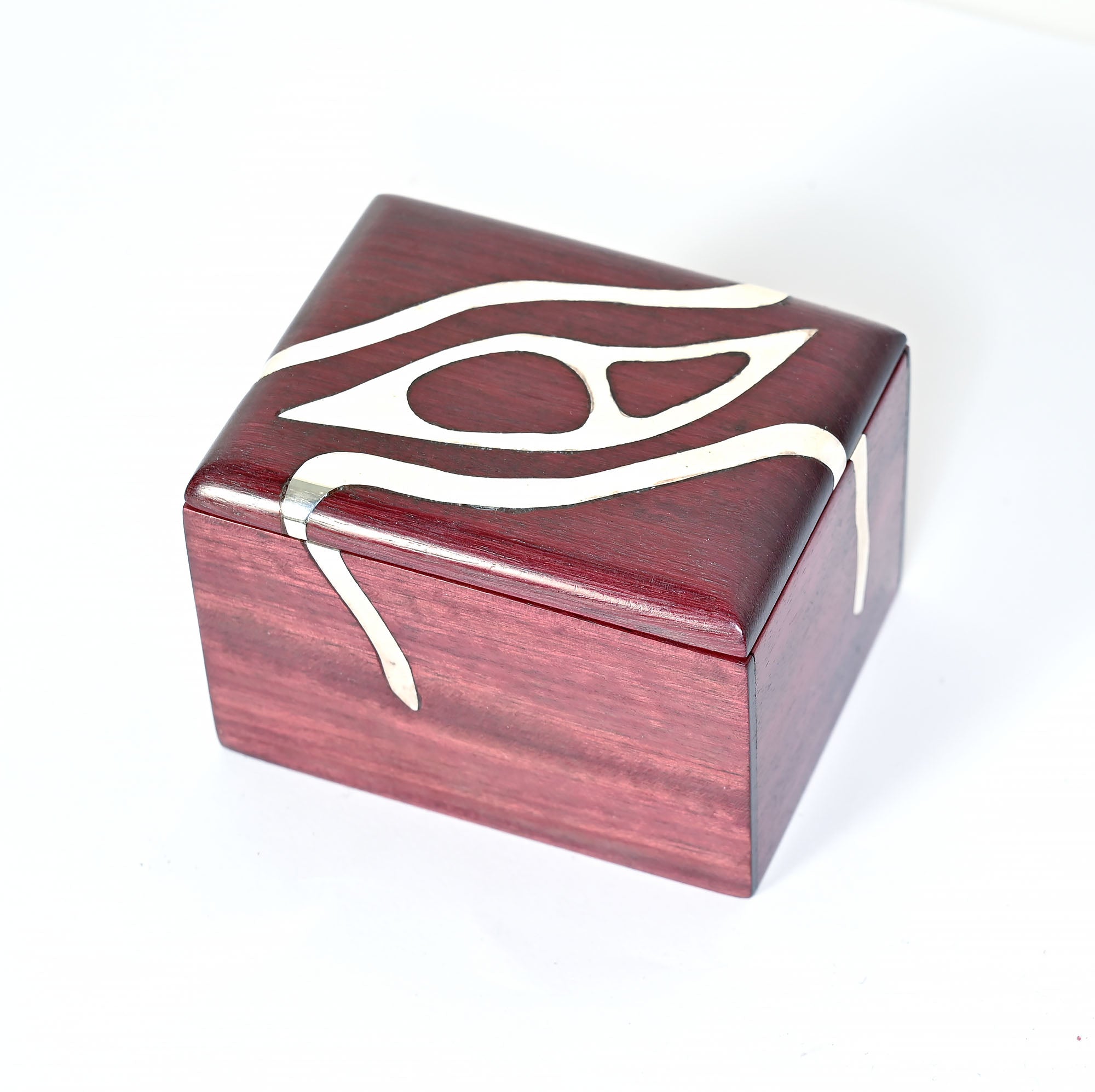 Rosewood and Sterling Silver Small Box