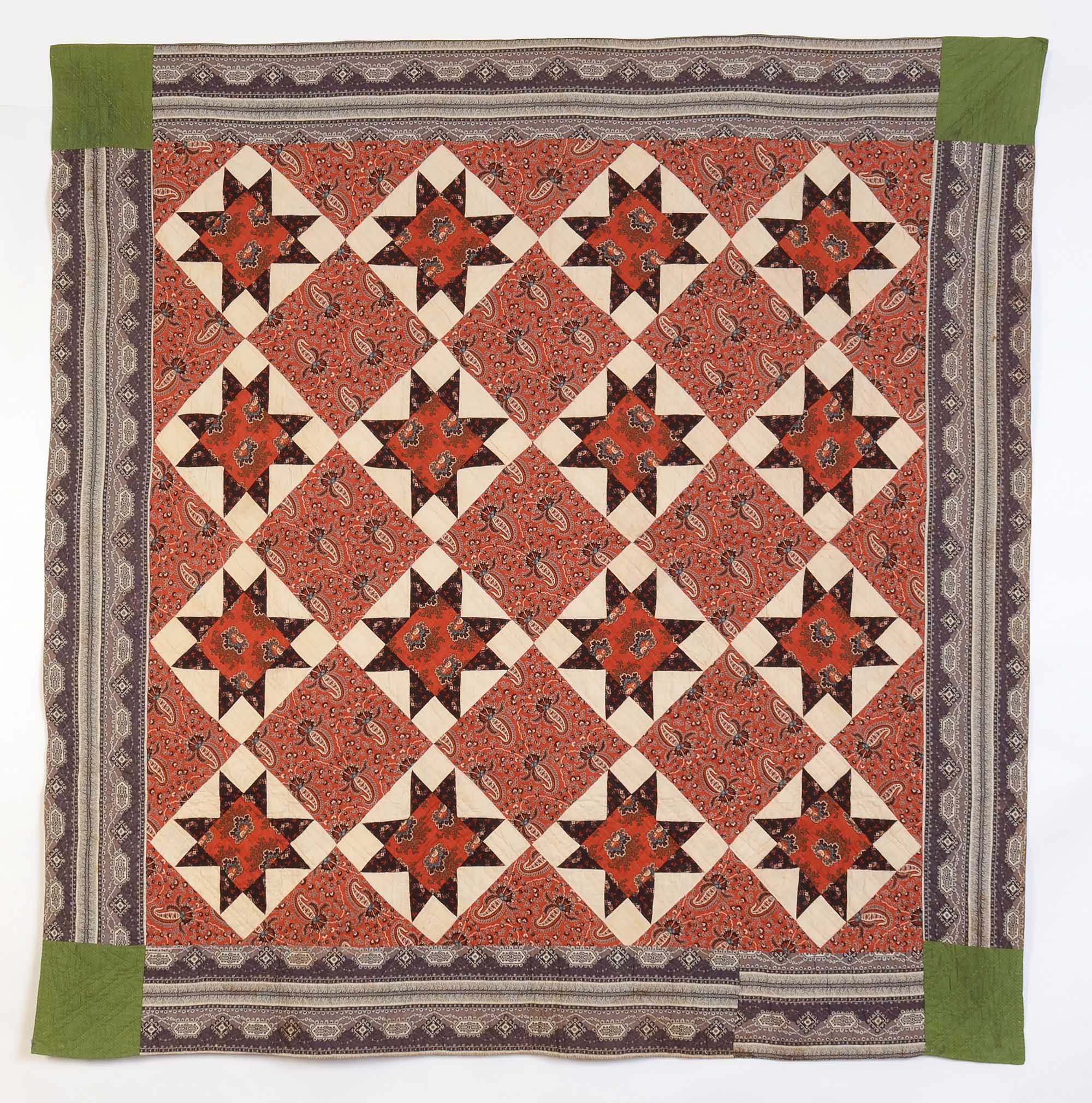 Variable Stars Quilt | Circa 1870 | Stella Rubin Antiques